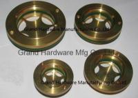 China Brass M22x1.5 Male Thread Fluid Level Sight Glass with SS304 Reflector Natural Glass for sale