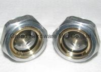 China Aluminum 6061 Oil Sight Glass G1 1/4 Inch High Pressure Fluid Level Gauge 10 Bar for sale