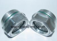 China Aluminum Oil Sight Glass 1 2 Inch Hexagon Male Thread Metric BSP for Gearbox Pump for sale