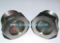 China G 1-3/4 inch Carbon Steel Fused Oil Level Sight Glass BSP Thread 12 MPa for sale