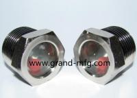 China G 3/8 Carbon Steel Fused Oil Level Sight Glass BSP Thread 12 MPa for sale