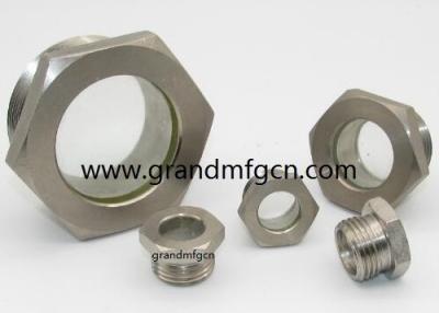 China 1-1/2 inch Carbon Steel Fused Oil Level Sight Glass BSP G Thread 12 MPa for sale