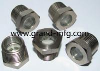 China 1-1/2 inch Carbon Steel Fused Oil Level Sight Glass BSP G Thread 12 MPa for sale