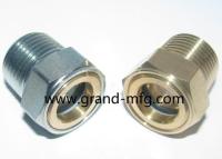 China Steel Sight Glass 1/2 BSP Thread Oil Level Indicator for Gearbox 5-10 Bar for sale
