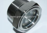China SS304 Fluid Level Sight Glass NPT 1-1/2 Inch Big Viewing Window Oil Gauge 5-120 Bar for sale