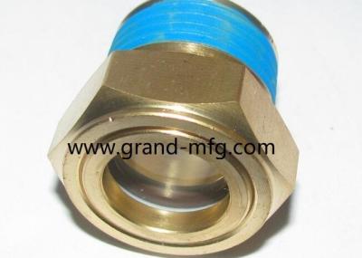 China Brass Stainless Steel Oil Level Sight Glass Gauge NPT 3/8 1/2 3/4 Inch 5-10 Bar for sale