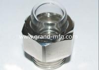 China Brass Oil Level Gauge 3/8 3/4 NPT Thread Dome Sight Glass Indicator 5-10 Bar for sale