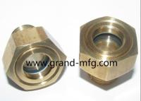 China Brass Oil Level Sight Glass G3/8 G1/2 BSP Thread 5-10 Bar Viewport Indicator for sale