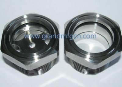 China SS316 NPT 1 1/4 Inch Food Grade Fluid Level Sight Glass 304 Reflector 5-120 Bar for sale