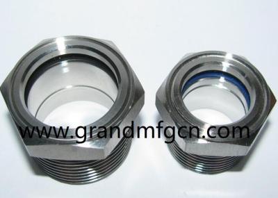 China Stainless Steel 316 Oil Sight Glass 1/2 to 1 NPT Thread with SS304 Reflector 5-10 Bar for sale