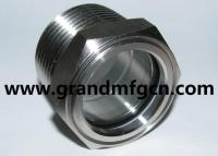 China Stainless Steel SS304 SS316 Oil Level Sight Glass 1/2 to 2 Inch NPT Thread Pressure Container View Port for sale