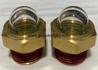 China Brass NPT 1/2 Inch Sight Glass Liquid Level Gauge Indicator for Pumps 5-10 Bar for sale