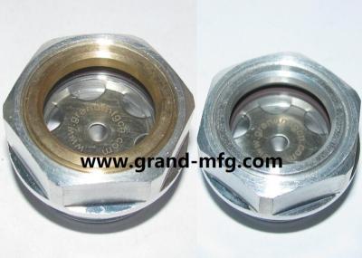 China Brass Aluminum Stainless Steel Oil Sight Glass G1/4 G1/2 G1 Inch Male Thread 5-10 Bar for sale