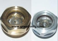 China Brass Oil Level Sight Glass M27x1.5 M33x1.5 Male Thread Air Compressor Hex Domed Shape Indicator 5-10 Bar for sale
