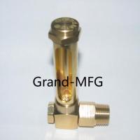 China Brass Hydraulic Oil Level Gauge Indicator BSP 3/8 Inch 50-500mm Bolt Distance for sale