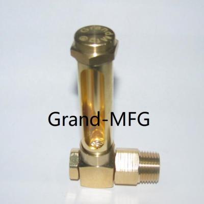 China Brass Hydraulic Oil Level Gauge Indicator BSP 3/8 Inch 50-500mm Bolt Distance for sale