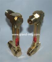 China Brass Oil Level Gauge Indicator BSP1/2 Inch with Level Marks for Hydraulic Reservoir 50mm to 500mm for sale