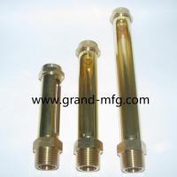 China Brass Oil Level Gauge Indicator BSP1/2 Inch with Level Marks for Hydraulic Reservoir 50mm to 500mm for sale