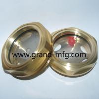 China Brass Sight Glass 1/2 NPT Thread Oil Level Gauge 5-10 Bar for Gearbox for sale