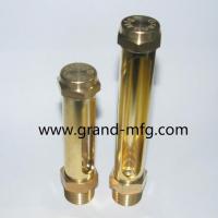 China Brass Oil Level Gauge NPT1/4 with Level Marks for Hydraulic Reservoir 50-600mm for sale