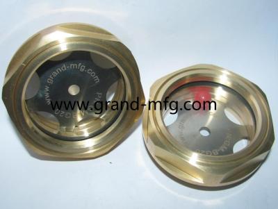 China Brass Aluminum Sight Flow Indicators M18 M27x1.5 M33x2 M60x2 5-10 Bar for Industrial Equipment for sale