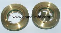 China Brass Oil Level Sight Glass G1 BSP Thread with Red Ball for Compressor Gearbox 5-10 Bar for sale