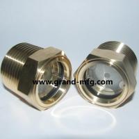 China Brass Threaded Oil Sight Glass NPT1-1/2 Gauge ViewPort 150 PSI Customizable for sale