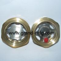 China Brass Metric Thread Oil Sight Glass 5-10 Bar Air Compressor Reducer Indicator for sale