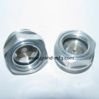 China Aluminum Oil Sight Glass M18x1.5 M20x1.5 M22x1.5 M27x1.5 BSP NPT Thread Oil Level Indicator for sale