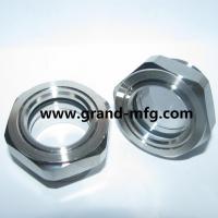 China Stainless Steel 304 Oil Sight Glass M20x1.5 Borosilicate Glass Level Indicator for sale