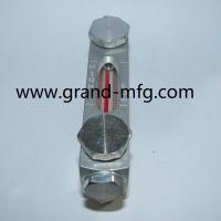 China NPT 3/8 Inch Straight Brass Oil Level Gauge Indicator with Level Marks for Thin-Wall Containers for sale