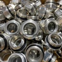 China Aluminum Oil Sight Glass 8 Bar M22x1.5 Milled Head Reducer Fluid Level Gauge Custom for sale