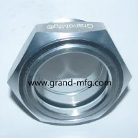 China Aluminum 6061 Oil Sight Glass G1 1/4 Inch Reducer Fluid Level Gauge 10 Bar for sale
