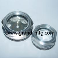 China Aluminum Oil Level Sight Glass BSP G Thread 1/2 to 2 Inch for Pumps Gearboxes Compressors 5-10 Bar for sale
