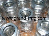 China Aluminum Oil Level Sight Glass with Borosilicate Glass 5-10 Bar for Power Transmission for sale