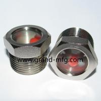 China G11/4 Inch Threaded Brass Sight Glass Oil Level Indicator 125 PSIG Speed Reducer for sale