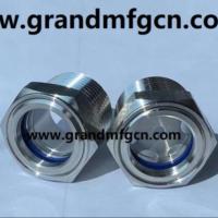 China Stainless Steel Oil Sight Glass with Reflector SS304 NPT 1 3/4 Inch 1 1/4 Inch for sale