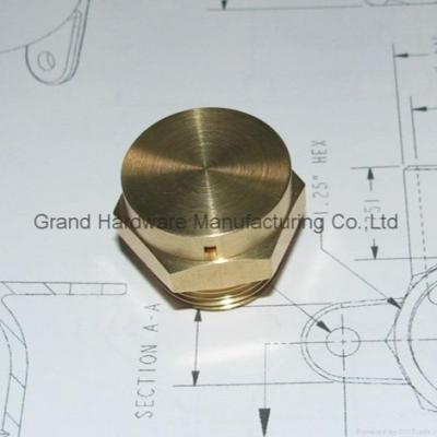 China M33x1.5 Brass Breather Drain Plug for Gearbox Hydraulic Cylinders 0.5-1 MPa for sale