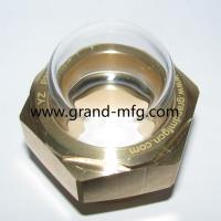 China Brass BSP G1 1/4 Oil Level Sight Glass Indicator for Vacuum Pump Air Compressor 5-10 Bar for sale