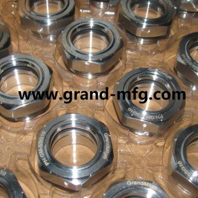 China SS304 BSP G3/4 Oil Sight Glass Level Monitor with Locking Nut 5-120 Bar for sale