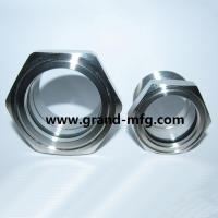 China Stainless Steel 304 Threaded Sight Glass M22x1.5 Oil Flow Gauge 5-120 Bar for sale