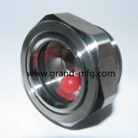 China M33x1.5 SS304 Fluid Level Sight Glass with Locking Nut, 5-120 Bar Oil Gauge for sale