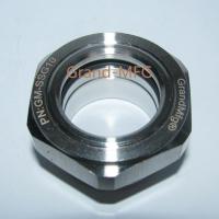 China SS304 NPT 3 4 Inch Food Grade Sight Glass with Big Viewing Window Oil Gauge for sale
