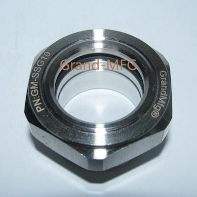 China NPT 3/4 Stainless Steel 304 Oil Sight Glass Window 5-120 Bar Industrial for sale