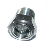 China SS304 Stainless Steel Sight Glass BSP G3/4 Oil Sight Window 220C 12MPa for Vacuum Pump Compressor Reducer for sale