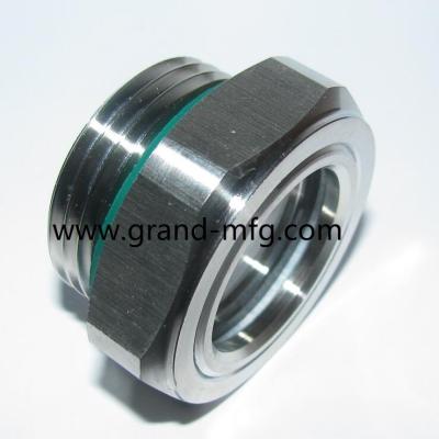 China Stainless Steel 316 NPT 1 1/2 Oil Level Sight Glass Indicator for Vacuum Pump Air Compressor 120 Bar for sale