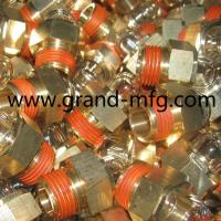 China Brass 3D Bullseye Sight Glass 1/2 to 1 Inch BSP Thread Dome Gauge with Super Clear Glass for sale