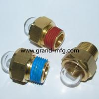 China Brass Sight Glass 1/2 NPT Oil Level Gauge 5-10 Bar for Pumps and Gearboxes for sale