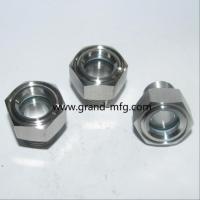 China Stainless Steel Oil Sight Glass M33x2 Metric Thread SS304 Level Gauge 5-10 Bar for sale