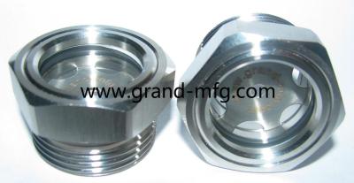 China SS304 Stainless Steel Oil Sight Glass 100 Bar NPT 1/4 for Sterilizers OEM ODM for sale